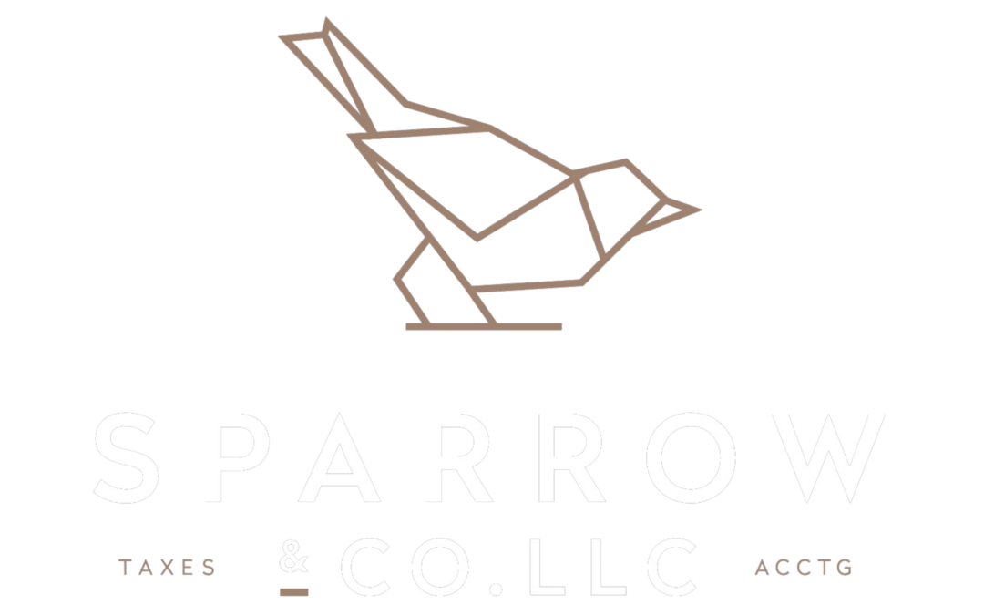 Transparent Stacked White Letters - Sparrow & Co.